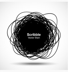 Scribble nest variation Royalty Free Vector Image