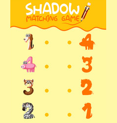 Math fractions worksheet template Royalty Free Vector Image