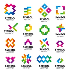 Big set of logos family Royalty Free Vector Image