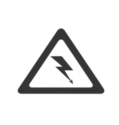 Electricity area zone voltage Royalty Free Vector Image