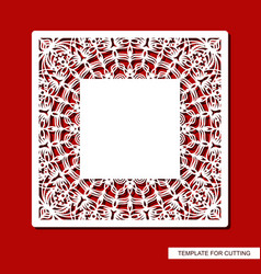 Decorative panel with a floral pattern Royalty Free Vector