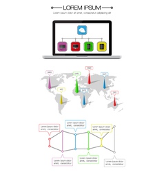 Infographics and web elements Royalty Free Vector Image