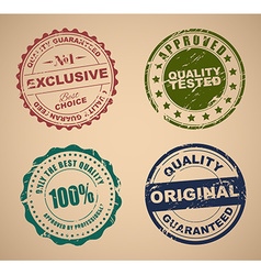 Excellent rubber stamp - - EPS10 Royalty Free Vector Image