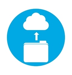 Symbol database storage icon image design Vector Image