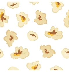Popcorn seamless pattern background Royalty Free Vector