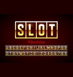 Slot machine Royalty Free Vector Image - VectorStock