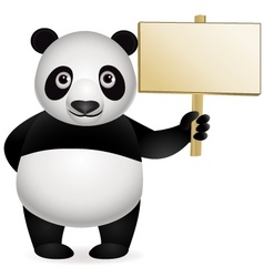 Panda frame Royalty Free Vector Image - VectorStock
