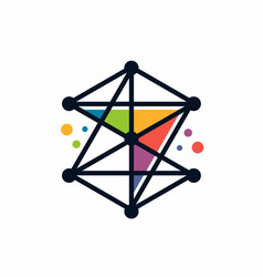 Research and development logo Royalty Free Vector Image