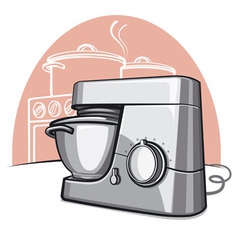 Food processor Royalty Free Vector Image - VectorStock