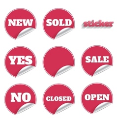 Sticker Royalty Free Vector Image - VectorStock