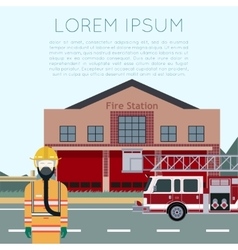 Firefighting or fire safety banners Royalty Free Vector