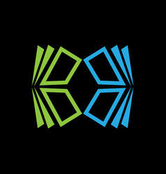 Building business logo Royalty Free Vector Image