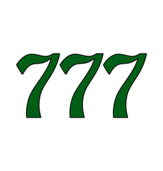 Cute monkey number seven Royalty Free Vector Image