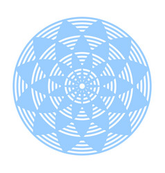 Zodiac signs set on shiny magic circle Royalty Free Vector