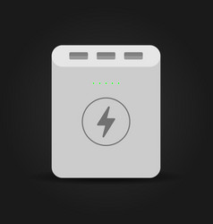 Simple power bank Royalty Free Vector Image - VectorStock