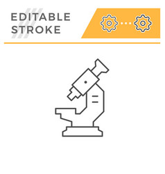 3d microscope science lab magnify tool Royalty Free Vector