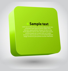 Three-dimensional box with arrow Royalty Free Vector Image