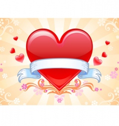 Val card heart Royalty Free Vector Image - VectorStock