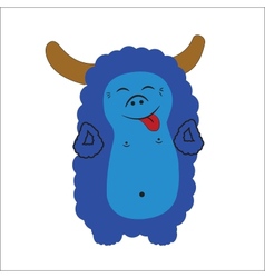 Running monster Royalty Free Vector Image - VectorStock