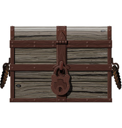 Pirate treasure chest Royalty Free Vector Image
