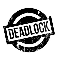Deadlock rubber stamp Royalty Free Vector Image