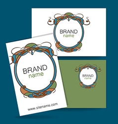 Vintage frame templates Royalty Free Vector Image