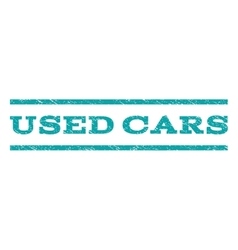 Used Cars Watermark Stamp Royalty Free Vector Image