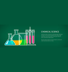 Diagnostic laboratory poster with lab equipments Vector Image