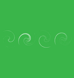 Organic weed grass like curvy wavy lines Vector Image