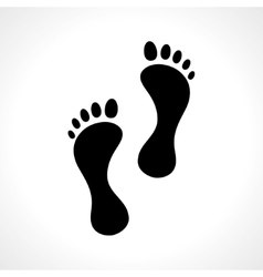Footprint Royalty Free Vector Image - VectorStock