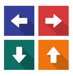 Upward direction arrow icon Royalty Free Vector Image