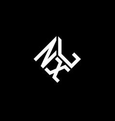 Fms letter logo design on black background Vector Image