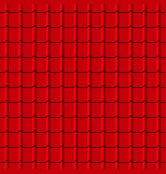 Red seamless texture wavy background interior Vector Image