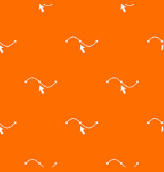 Drawing curve pattern seamless Royalty Free Vector Image