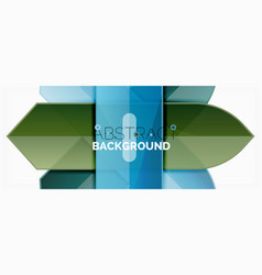 Geometric abstract background dynamic shapes Vector Image