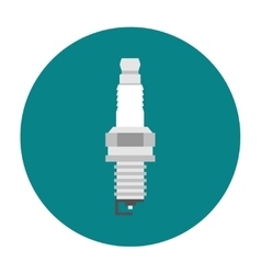 Spark plug isolated Royalty Free Vector Image - VectorStock