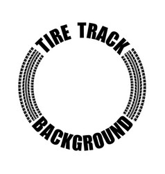 Tire track logo Royalty Free Vector Image - VectorStock