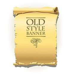 Old style banner Royalty Free Vector Image - VectorStock
