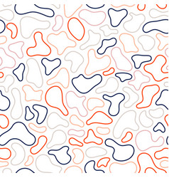 Fluid liquid flow shapes pattern geometric Vector Image