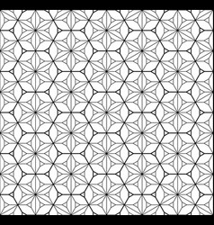 Seamless geometric pattern based on japanese Vector Image