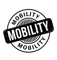Mobility rubber stamp Royalty Free Vector Image