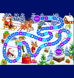 Colorful board game template Royalty Free Vector Image