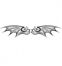 Dragon wing Royalty Free Vector Image - VectorStock