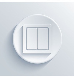 Modern light regulator or control icon Royalty Free Vector