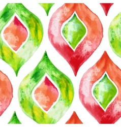 Abstract watercolor triangle seamless pattern Vector Image