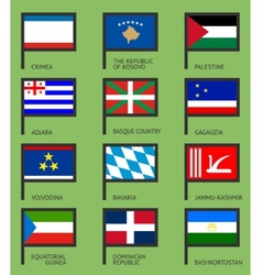 Flag rectangular shape Royalty Free Vector Image