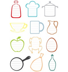 Kitchen Equipment Border Royalty Free Vector Image