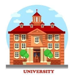 College building or university campus academy Vector Image