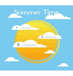 Sun moon and weather collection Royalty Free Vector Image