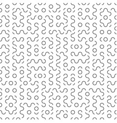 Round cable labyrinth pattern Royalty Free Vector Image